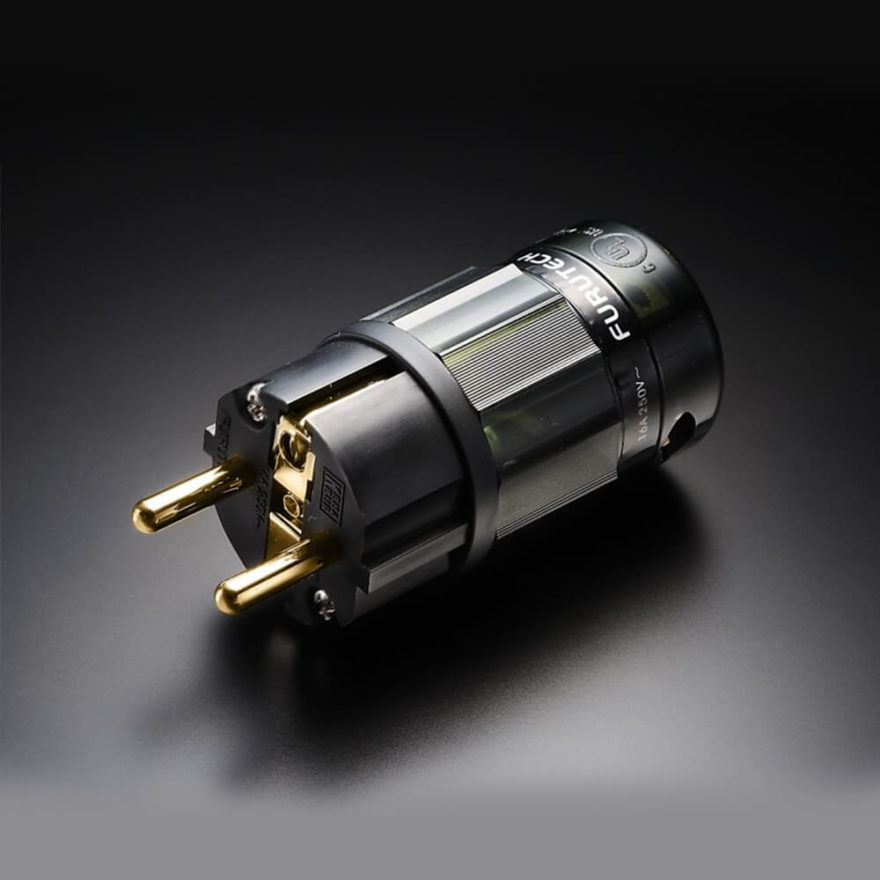 Furutech FI-E38 Rhodium-Plated Schuko Plug