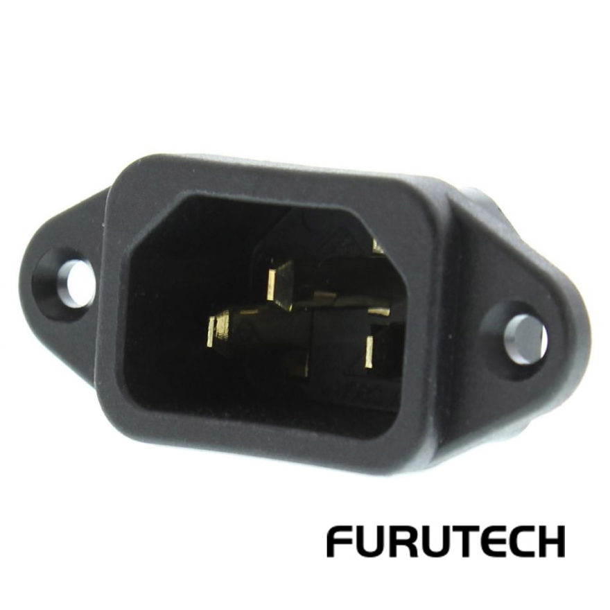 Furutech IEC Inlet, Gold-Plated