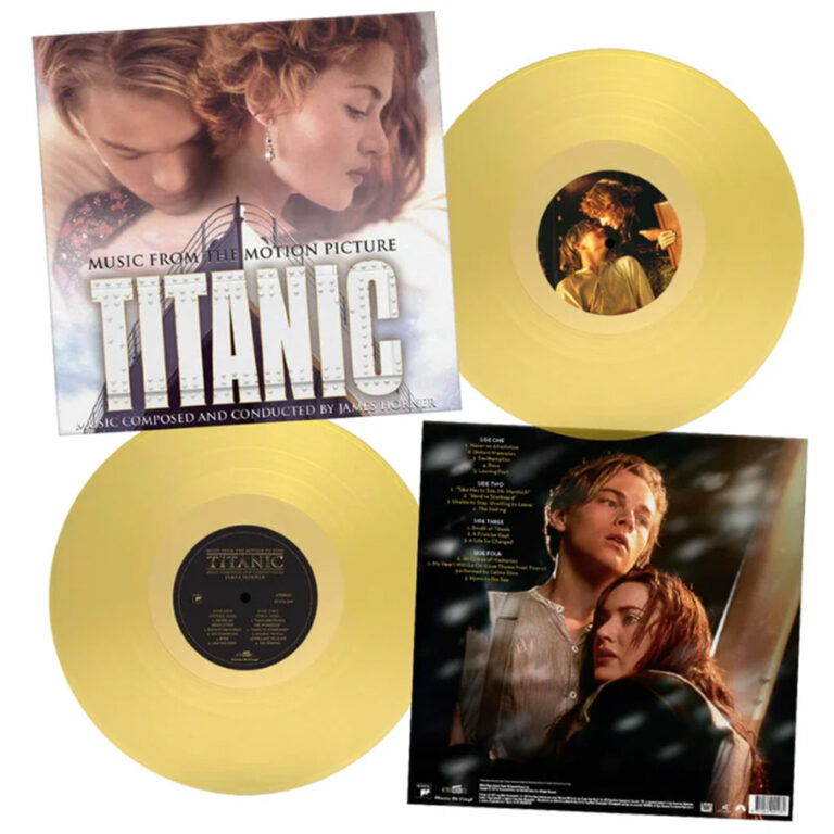 Titanic - Original Movie Soundtrack 2LP Yellow Vinyl Record - MCRU